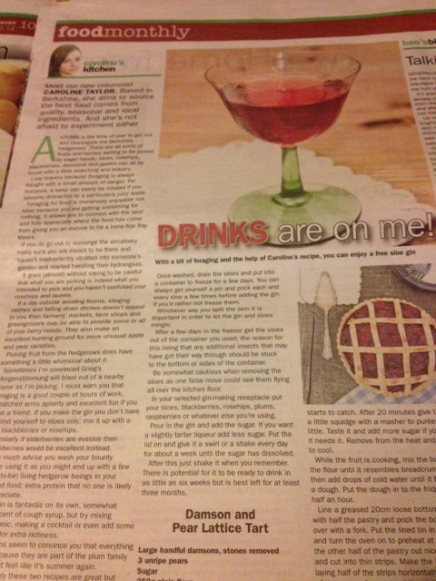 My first published food column - All That I'm Eating