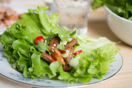 Duck Lettuce Wraps with Gressingham Duck - All That I'm Eating