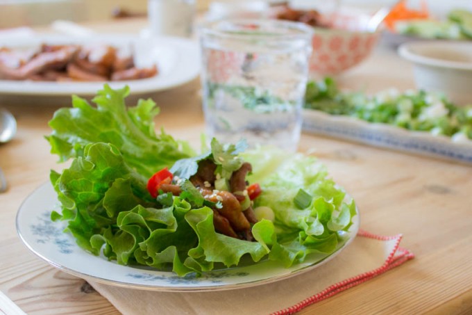Duck Lettuce Wraps with Gressingham Duck - All That I'm Eating