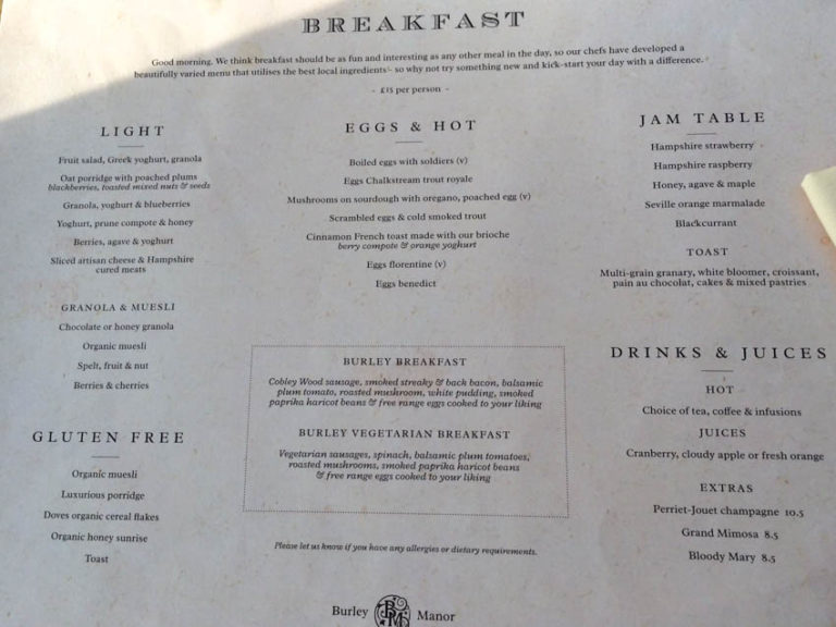 Burley Manor - An Autumn Weekend Escape - All That I'm Eating