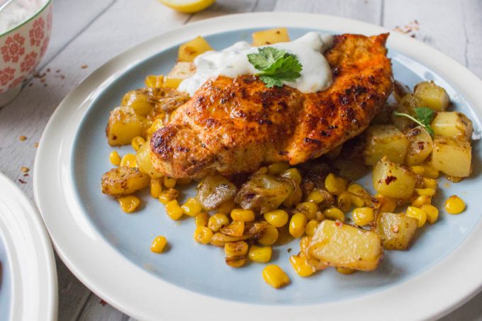 Chipotle Sweetcorn Hash - All That I'm Eating